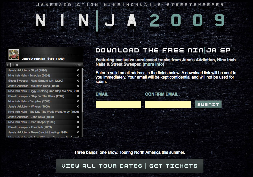 Free Ninja Tour mp3s | John Arroyo